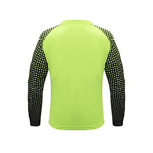 Soccer Goalie Shirt (Lime Green, Adult Small)