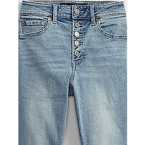 GAP Womens High Rise Legging Jeans, Light Haven, 29 Regular US