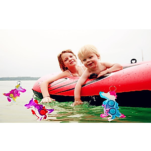 Roaqua 30 Packs Bulk Mini pop Crocodile Fidget Gift for Holiday Boys and Girls Kids Party Supplies and Classroom Students Prize