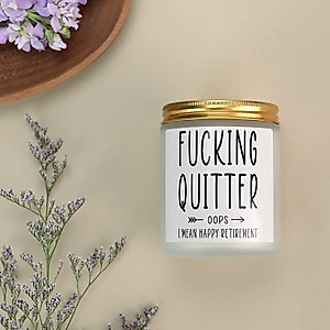 Retirement Gift for Woman 2024 Coworker - Best Retirement Gifts Goodbye Gifts for Nurse Teacher Friends Boss Retirement Gifts for Women Happy Retirement Farewell Classy Funny Retirement Candle Gift