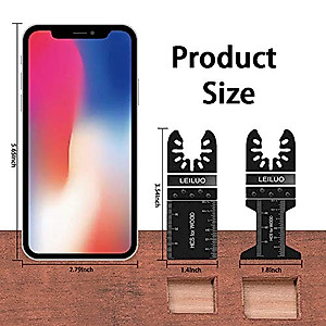 Oscillating Tool Blades LEILUO 50 Pack Wood Multitool Blades Fit DeWalt Bosch Milwaukee Craftsman Rockwell Fein Porter-Cable Chicago Ridgid Makita Ryobi