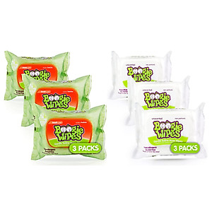 Boogie Wipes Gentle Wet Wipes for Baby and Kids, Made with Vitamin E, Aloe and Chamomile, Fresh and Unscented Wipes, 180 Count