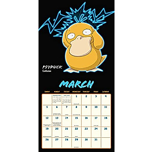 Pokémon Moves 2023 Wall Calendar