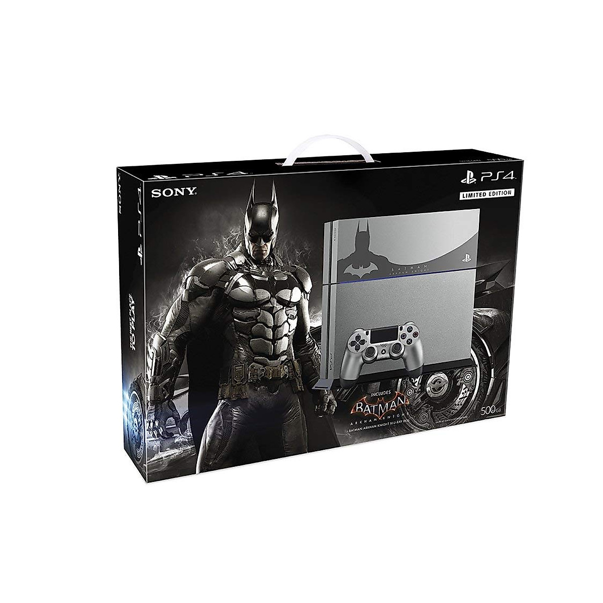 PlayStation 4 500GB Console - Batman Arkham Knight Bundle Limited Edition[Discontinued] (Renewed)