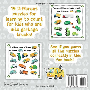 Count The Garbage Trucks! I Spy Book for Kids Ages 2-5: Garbage and Trash Truck Fun Picture Puzzle Book for Kids Toddlers: Activity Book About Trash Vehicles (Garbage Truck Book for Kids)