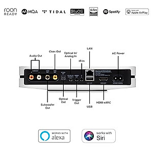 Bluesound Node Wireless Multi-Room High Resolution Music Streamer - White