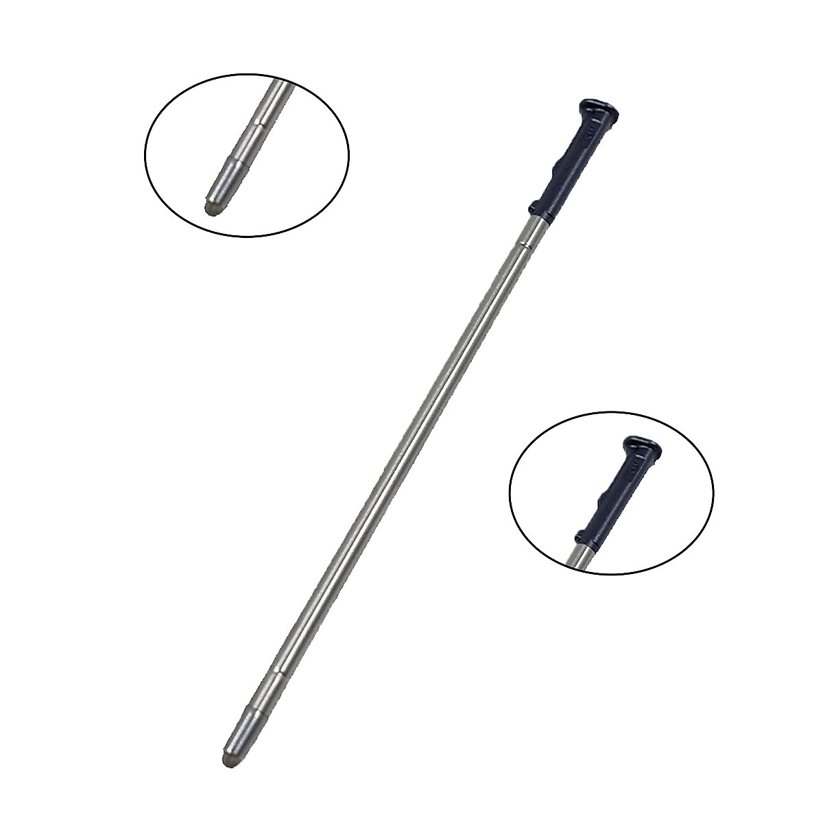 3 Pack Touch Stylus Pen Replacement for LG Stylo 5,Stylo 5 Plus,Q720 LCD Touch Pen Stylus Pen(Aurora Black,Blonde Rose, Platinum Gray)