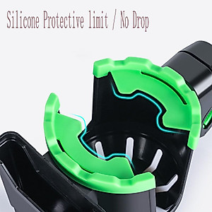 Cup Holder with Phone Holder, 2-in-1 Universal Universal Cup Holder with Phone Holder,Bike Cup Holder,Cup Holder and Phone Holder Organizer for Stroller,Bicycle,Wheelchair,Walker,Scooter (A Type)