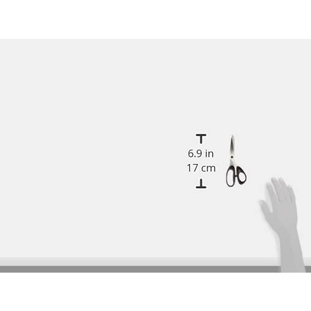 Victorinox Domestic Scissors, Black/Silver, Medium, 19 cm