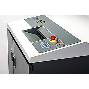 Dahle PowerTEC 828 HD Hard Drive and Paper Shredder, Cross Cut, Shreds 3.5" Hard Drives, CDs/DVDs, Paper, Chain Driven 4.5 Hp Motor, P-3 Security/H-4