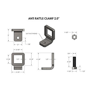 Bulletproof Anti-Rattle Clamp (2.0")
