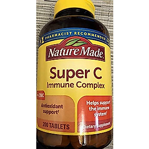 Nature Made Super C Immune Complex 900 mg 200 Tablets