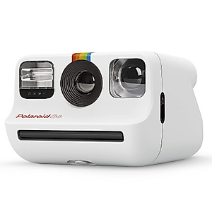 Polaroid GO Everything Box Bundle with Polaroid GO Color Film (2-Pack), 3 Magnetic and 10 Hanging Frames and Storage Box, Postcard Set (20-pack) with Metallic Pen Set (5 Items)