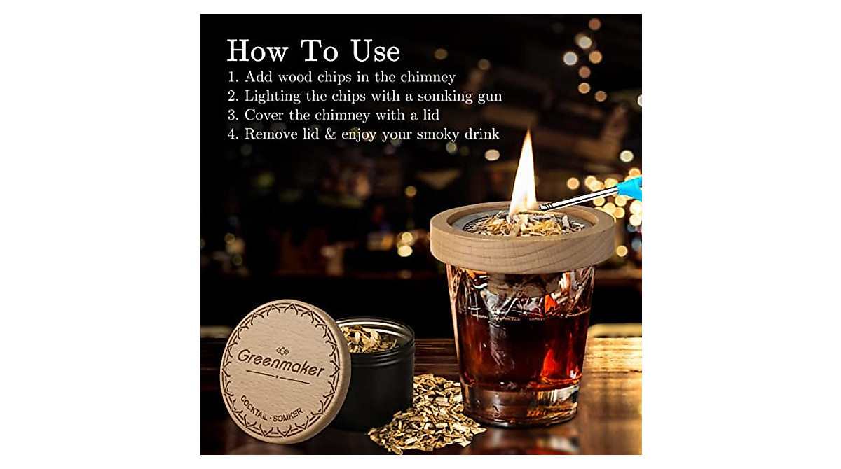 Greenmaker Cocktail Smoker Kit - Unique Whiskey Experience