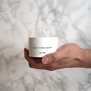 Forte Series Hair Styling Cream, 3 oz, Medium Hold, Light Cream, Volumizing & Thickening Cream for Men, Water Soluble Hair Texturizer for Easy Washout