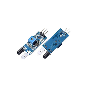5pcs IR Infrared Obstacle Avoidance Sensor IR Transmitting and Receiving Tube Photoelectric Switch 3-pin Compatible with Ar-duino Smart Car Robot