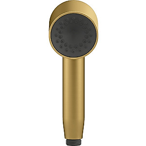KOHLER 26286-G-2MB Statement Single-Function HAND SHOWER, Maximum Spray Performance & Easy-to-clean Surface, Vibrant Brushed Moderne Brass, 1.75 GPM