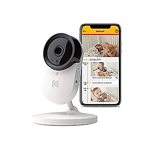 Kodak Cherish C120 Video Baby Monitor, with App and Two Way Talk, Comfort Your Baby, Elderly, Pets and Family from Anywhere, Whether You’re Home or Away (Renewed)