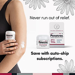 Penetrex Joint & Muscle Therapy – 2oz Cream – Intensive Concentrate for Joint and Muscle Recovery, Premium Formula with Arnica, Vitamin B6 and MSM Provides Relief for Back, Neck, Hands, Feet