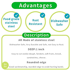 LUBTOSMN Bear Cookie Cutter-3.5 Inch-Diswasher Safe-Biscui Cookie Cutter Fondant Mold for Baking