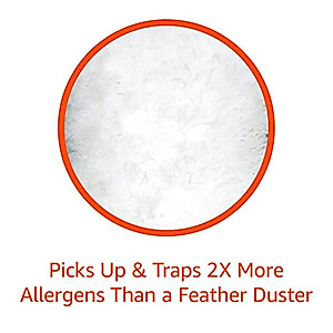 Amazon Basics 360 Heavy Duty Duster Kit, 7 Dusters and 1 Handle (Pack of 2)