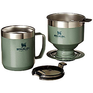 Stanley 10-09566-001 The Camp Pour Over Set, 12 ounces, Hammertone Green NA