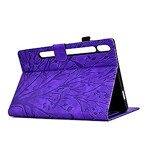 Tablet PC Case Vintage Tablet Case Compatible with Samsung Galaxy Tab S8 SM-X700/SM-X706 Case,Galaxy Tab S7 2020 SM-T870/SM-T875 11inch Case Cover, Premium PU Leather Case with Auto Sleep Wake Protect