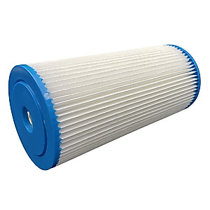 1 Micron Whole House Full Flow 10" x 4.5" Pleated Water Filter Replacement Cartridge - Pack of 2