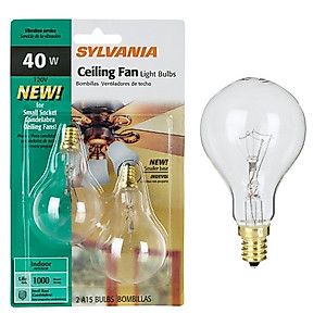 Syl Celing Fan Bulb 40w Size 2ct Syl Celing Fan Bulb 40w 2ct