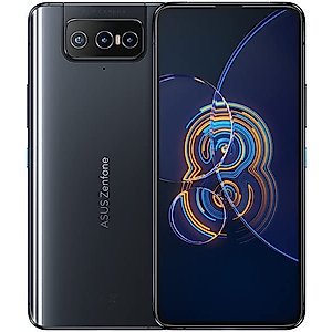 Asus Zenfone 8 Flip ZS672KS 5G Dual 256GB 8GB RAM Factory Unlocked (GSM Only | No CDMA - not Compatible with Verizon/Sprint) International Version - Black