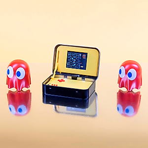 PAC-Man Arcade Game in a Tin. Full Colour 8-bit Game with Original Sounds & Graphics. Classic PAC-Man Gameplay. Includes 2.4” Screen. Officially Licensed PAC-Man Merchandise.