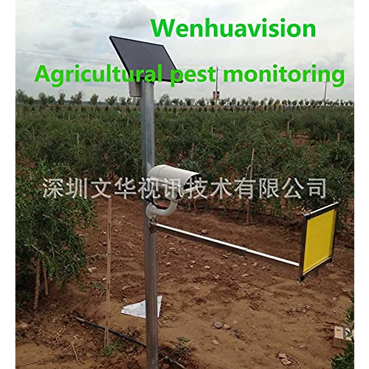 WenhuaVision Industrial 5.0MP Solar 4G Long Term Construction Time Lapse Camera Outdoor, Best time Lapse Camera for Plants, Parking Remote Monitoring. Super Star Night Vision WH_5M0FGSN_BSS16