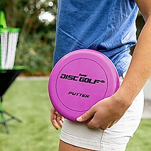 Franklin Sports unisex adult Orange/Blue/Pink ultimate flying discs, Mid-Range, Putter Discs Included - All Ages US