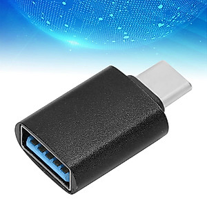 USB C to USB 3.1 Adapter, USB TypeC to USB Adapter, TypeC OTG Adapter, for Thunderbolt 3 to USB Female Adapter, Mobile Phone Computer Tablet Converter (Black)