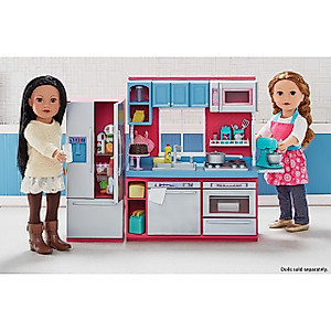 Journey Girls Deluxe Gourmet Kitchen & Baking Set, 100 Accessory Play Pieces, Pretend Play