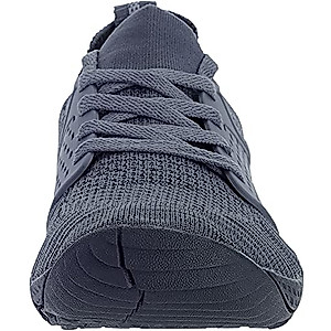 WHITIN Men's Trail Running Shoes Minimalist Barefoot Wide Width Toe Box Size 11 Gym Workout Fitness Low Zero Drop Sneakers Treadmill Free Dark Grey 44