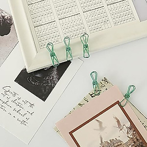 10PCs/Box Hollowed Out Design Metal Binder Clip Long Tail Clips Office Hand Book Folder Paper Organizer Stationery Fish Clip (Color : 10pcs)