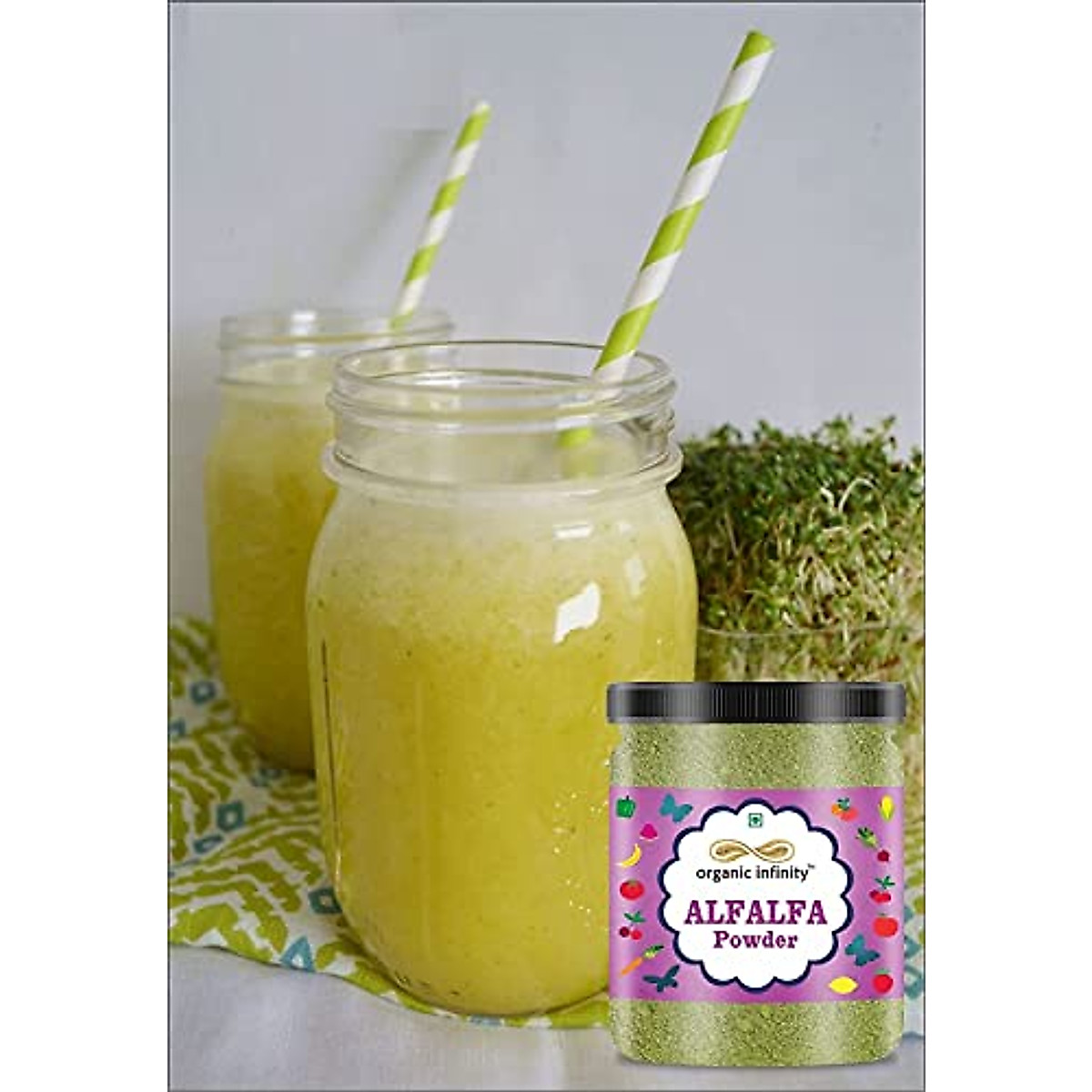 Dalal Alfalfa Grass Powder - 200 GM