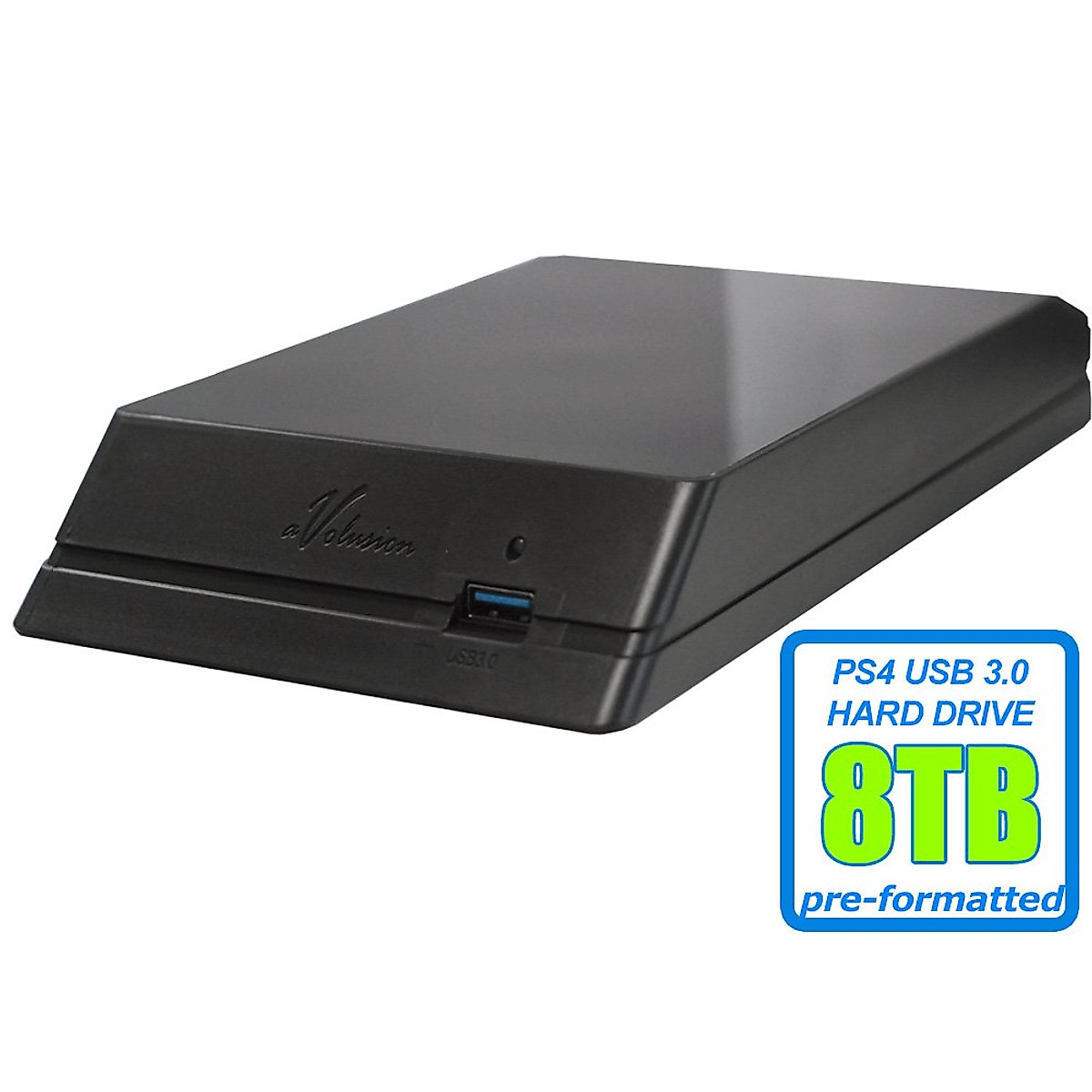 Avolusion HDDGear 8TB USB 3.0 External Gaming Hard Drive (for PS4 Pro & Slim, Pre-Formatted) - 2 Year Warranty