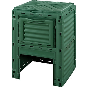 GARDEN FRIEND C1933431 Composter 300 Lt. Made of weather-resistant polypropylene, green