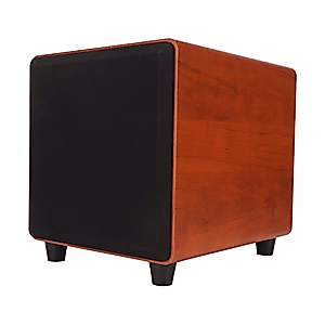 Luqeeg Subwoofer Speaker, 100‑240V Heat Dissipation 10 Inch Powered Subwoofer Easy Operation 300W Synthetic Fiber Wood for Indoor (US Plug), LUQEEG3GW6ZE2SHO-13