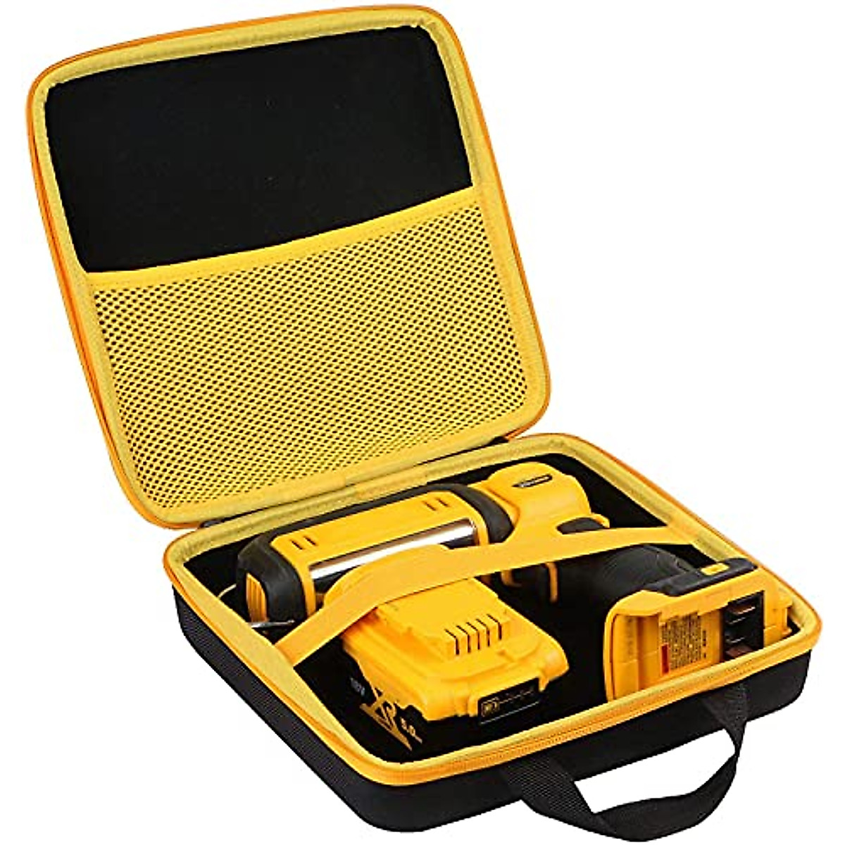 Khanka Hard Carrying Tool Case Replacement for DEWALT 20V MAX XR Brushless Drill/Driver DCD791B / DCD991B