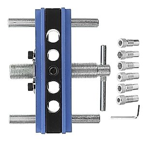DOITOOL 1 Set tool dowel jig pocket screw jig pocket hole jig woodworking jigs metal scribe drill aluminum alloy portable