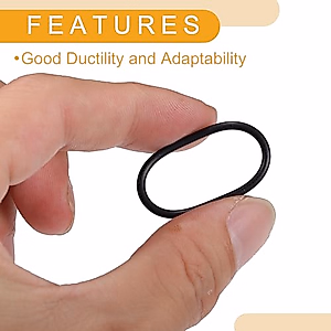 Partuto 50 Pcs 22mm ID x 2mm CS Universal Car O Ring Seal Gasket - Car - Faucet Repair Trucks Suvs Trailer Tube Sealing Waterproof - NBR Rubber Black