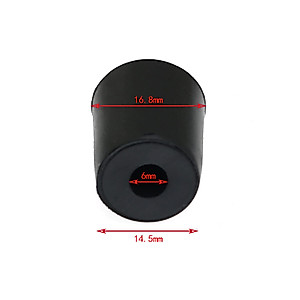 Maxmoral 2PCS Cello Endpin Stopper, Rubber Cello Endpin, Prevent Cello/Double Bass Movement and Slipping, Rubber Cello Endpin Tip