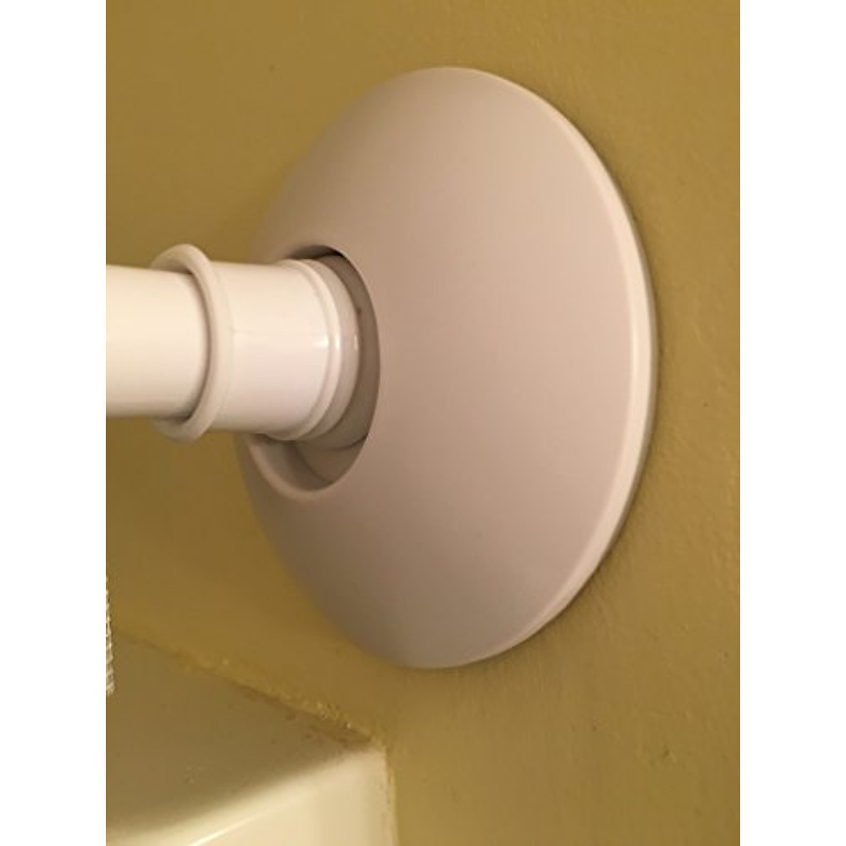 Safety Innovations Stay-Put Shower Curtain Rod Mount, 2 Pack