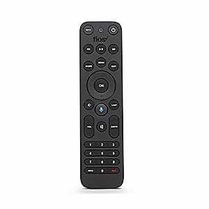 Replacement for Verizon FiOS TV All in One Smart Voice Remote Control (Not Backward Compatible) Black