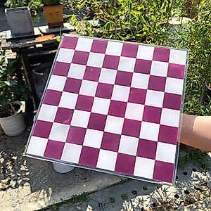 RESINWORLD 12 inches XL Large Checkers Chess Board Mold for Resin, Full Size 3D Silicone Chess Piece Mold for Epoxy Resin, Chess Resin Mold Set, Chess Board Game Mold