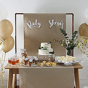 Sawysine 4 Pcs Acrylic Cupcake Stand Set Include 3 Tier Round Cake Stand 1 Tier Dessert Stands Holder 2 Pieces Clear Serving Platter for Tea Party Wedding Birthday Baby Bridal Shower Party Supplies