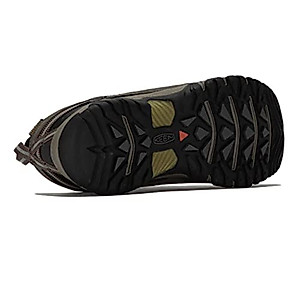 KEEN Men's Targhee 3 Low Height Waterproof Hiking Shoes, Bungee Cord/Black, 9